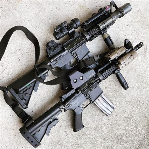 Cqbr ☠️ Mk18 Mod 0 ☠️ Finally Got Earlier Issued Wilcox And Gen 1 Peq15 R Militaryarclones