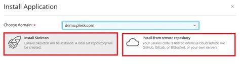 How To Install A Laravel Application In Plesk Web Hosting Knowledgebase