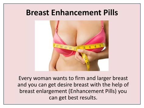 Ppt Increase Breast Size With Breast Enhancement Capsule Powerpoint