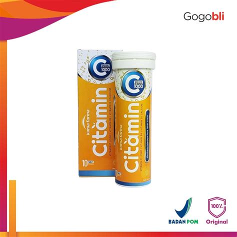 Jual Citamin Plus 1000mg 10 Tablet Shopee Indonesia