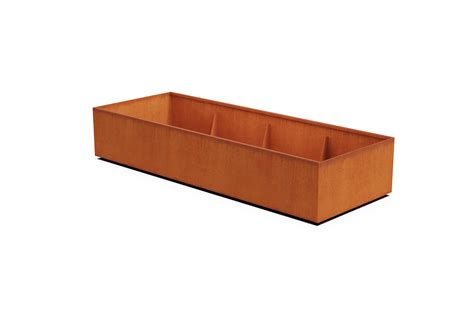 30 Inch Wide Planter Corten Steel Plantercraft