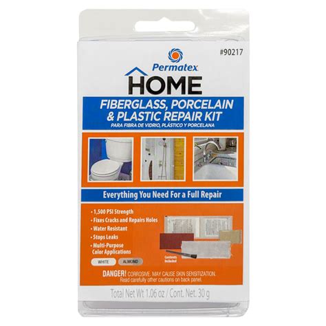 Devcon 002 90217 Fiberglass Porcelain And Plastic Repair Kit White