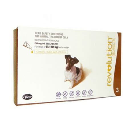 Revolution 51 10kg Dog 3 Pack Jens Pet Supplies