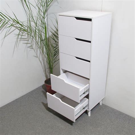 Комод високий з ніжками в кольорі Горіх світлий 5 ящиків М ЗОН Борн 500 Дуб Артизан Антрацит