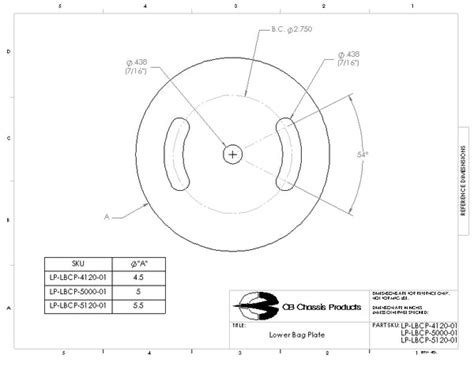 5 Lower Air Bag Mounting Plate