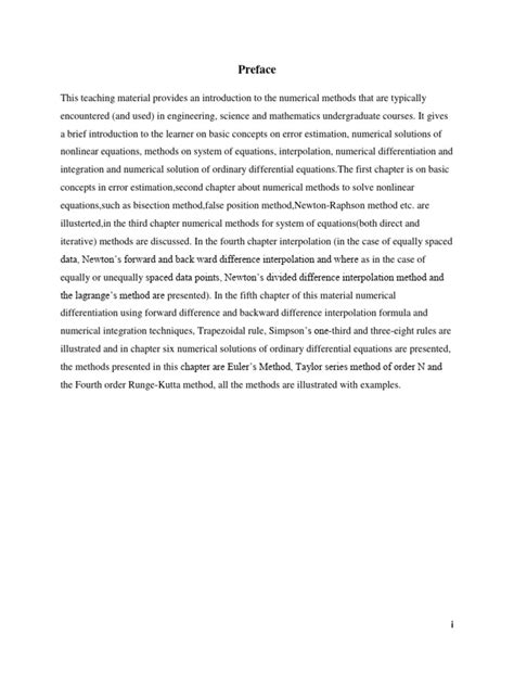Numrical Analyasis Pdf Numerical Analysis Finite Difference