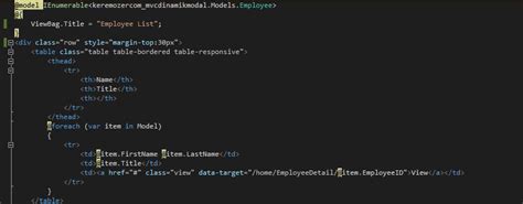 Aspnet Mvc Dinamik Modal Popup Kerem Özer Not Defteri