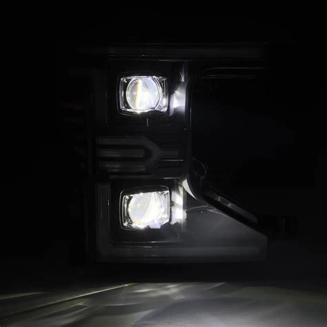 Alpharex 20 22 Ford Super Duty Luxx Series Led Projector Headlights Bl