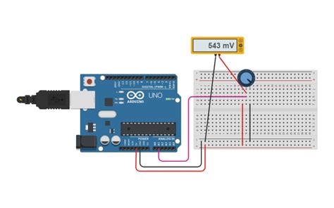 Circuit Design Potentiometer Tinkercad