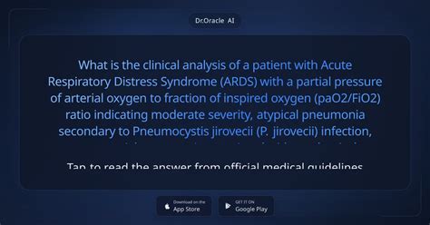What Is The Clinical Analysis Of A Patient With Acute Respiratory