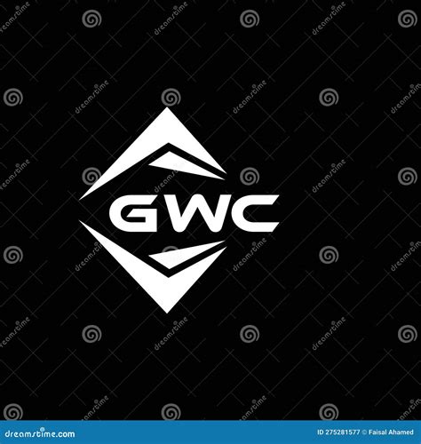 GWC Abstract Technology Logo Design On Black Background GWC Creative