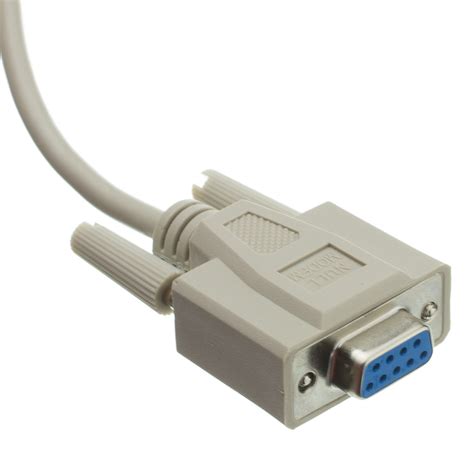 10ft Null Modem Cable DB9 Female