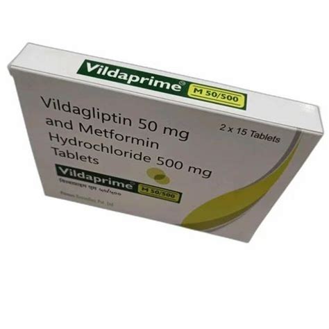 Vildagliptin Metformin Hydrochloride Tablet For Hospital 2x15 Tablets At Rs 390 Box In Hyderabad