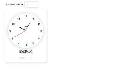 Clock App Codesandbox