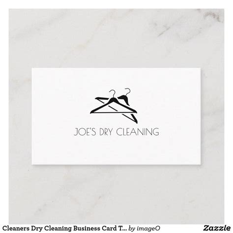 Cleaners Dry Cleaning Business Card Template Zazzle Cleaning
