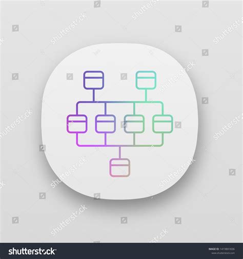 Network Diagram App Icon Cluster Diagram 스톡 벡터 로열티 프리 1419801836 Shutterstock