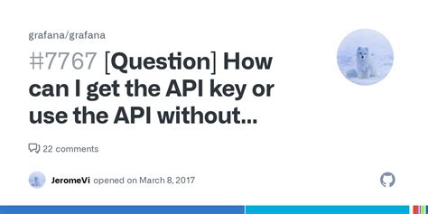 Question How Can I Get The API Key Or Use The API Without Generating It Manually On The IHM