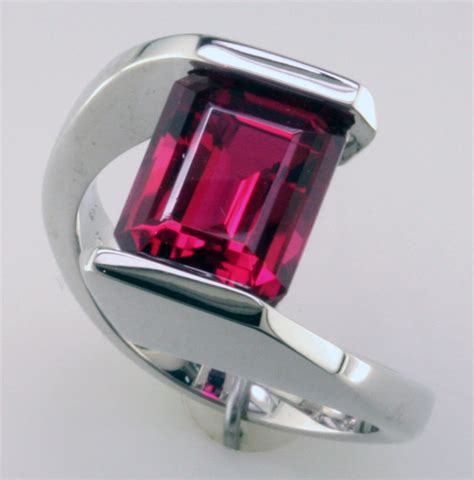 Custom Synthetic Ruby Ring Mardon Jewelers