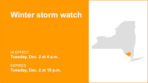 Ny Weather Update Winter Storm Watch Affecting Orange County Tuesday