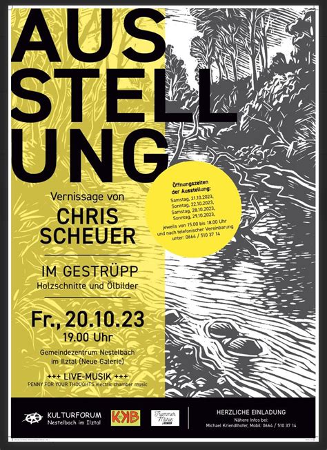 Klippmagazin Chris Scheuer Im Gestrüpp Holzschnitte Und Ölbilder