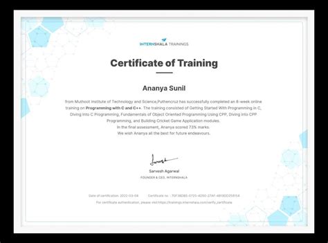 Ananya Sunil On Linkedin Training Programming