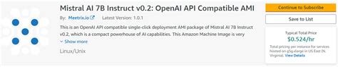 How To Set Up Mistral Ai 7b On Aws Easily Via Ami Openai And Api