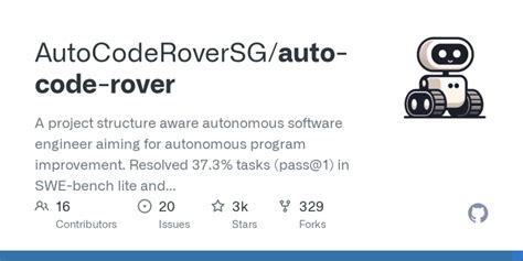 Github Nus Aprauto Code Rover A Project Structure Aware Autonomous Software Engineer Aiming