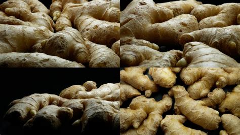4k小黄姜生姜佐料调味品中药材特写13840x2160高清视频素材下载编号4655681实拍视频vj师网