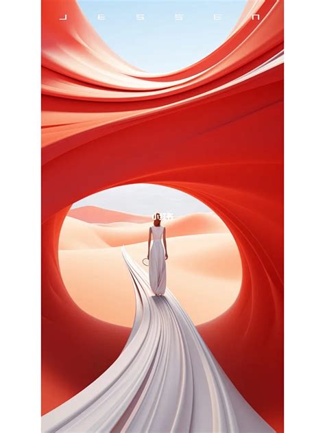 大漠孤烟直，长河落日圆图片 Ai生成图图片素材 花瓣网