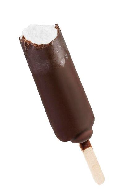 Premium Photo Bitten Off Popsicle Isolated