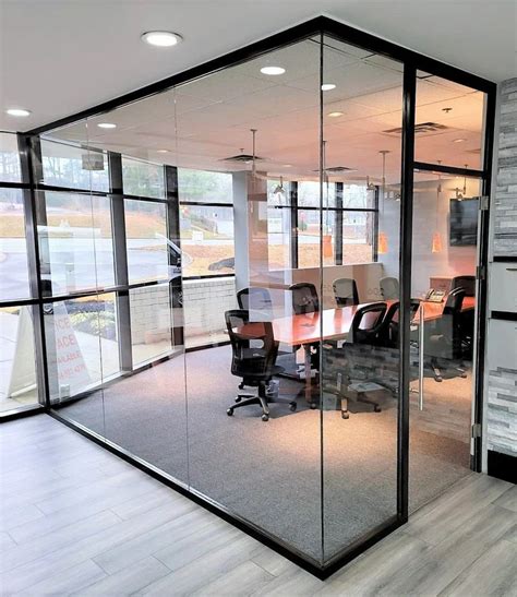 6mm Toughened Glass Office Partition At ₹ 155sq Ft Gautambuddha
