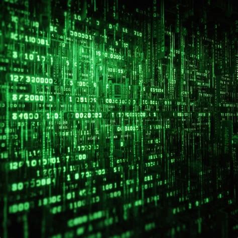Premium Ai Image Digital Binary Code Background