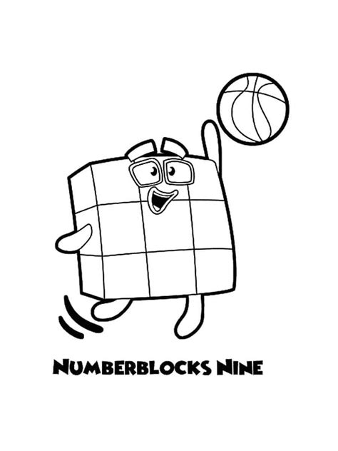 Numberblocks Coloring Pages