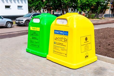 Объемы мусорных контейнеров по типу мусора ТБО КГМ