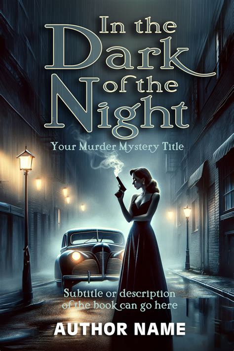 Pre Made Book Cover Design For Murder Mystery Thriller Cover2cover