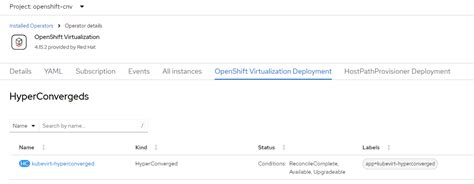 Install And Configure Openshift Virtualization Openshift Container Platform 415 On Hpe