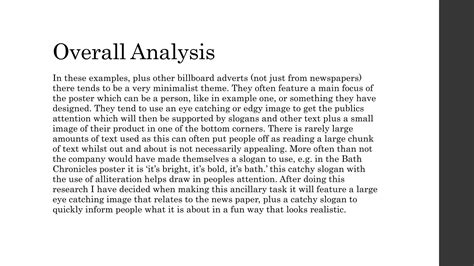 Billboards Ancillary Task One Pptx Business Business And Finance