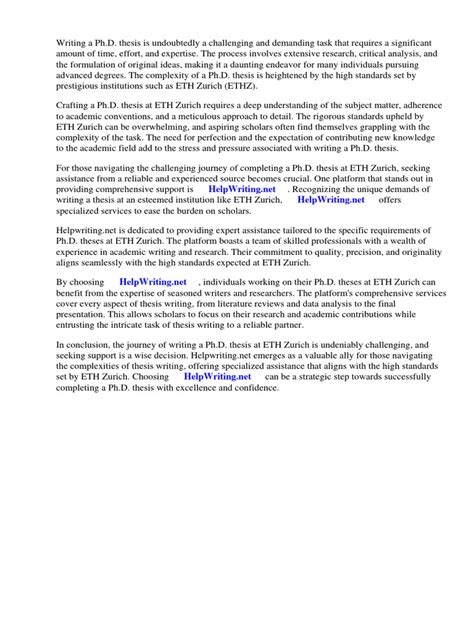 Phd Thesis Ethz Pdf Thesis Doctor Of Philosophy