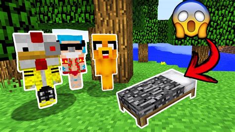 Cama De Bedrock 😋 La Cama Indestructible Troll Minecraft Bedwars