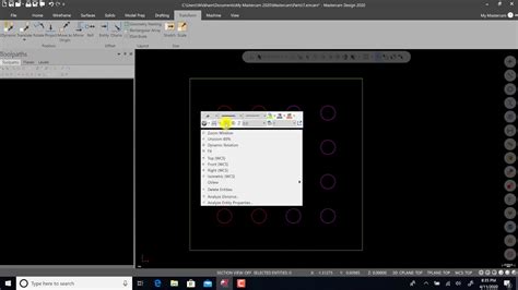 Mastercam Basic Wireframe Geometry Creation Youtube