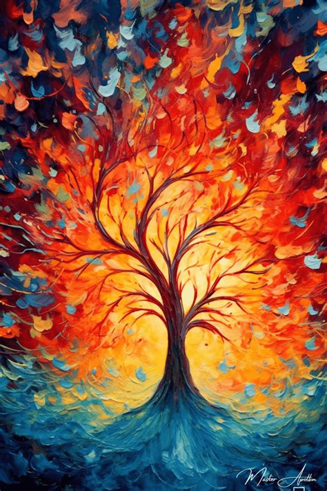 Abstract Tree Tableau Of Power Master Apollon