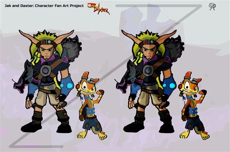 Jak And Daxter Character Fan Art Project