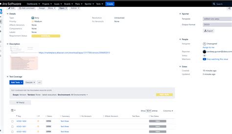Xray 10432 When Creating A Test From A Requirement Attachments Which Are In The Description