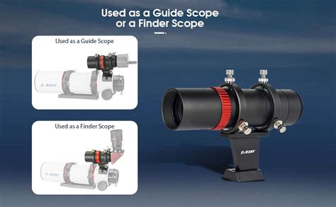 Sv165 40mm Mini Guide Scope F4 Finder Scope With Scale Astronomy Accessories For Deep Sky
