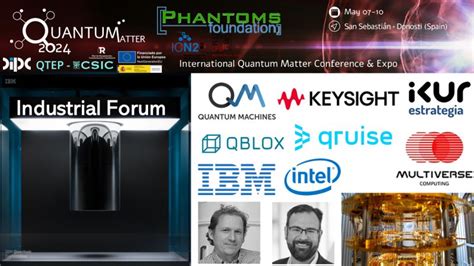 Stephan Roche On Linkedin The Industrial Forum At Quantumatter 2024 Will Last For Two Days Do