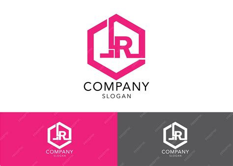Premium Vector Modern Monogram Initial Letter Lr Logo Design Template