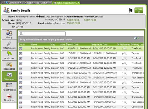 itineraries tab screen detail circuitree supportcircuitree support