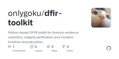 Github Onlygokudfir Toolkit Python Based Dfir Toolkit For Forensic