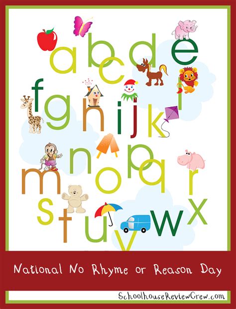 National No Rhyme Or Reason Day