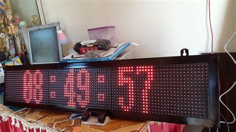 Jam Sholat Digital 3 Panel Arduino Panel P10 Kontrol Via Aplikasi